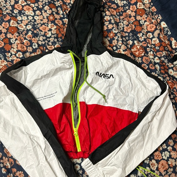 Forever 21 | Jackets & Coats | Nasa Windbreaker Jacket | Poshmark